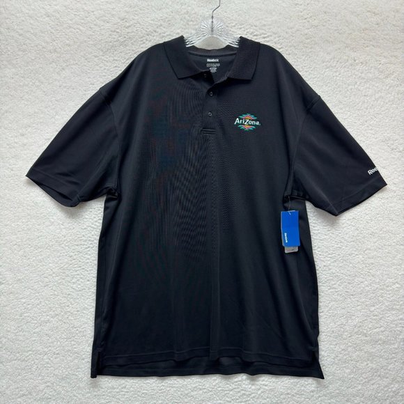 Reebok | Shirts | New Reebok Play Dry Golf Polo Shirt Xl 44 Black ...